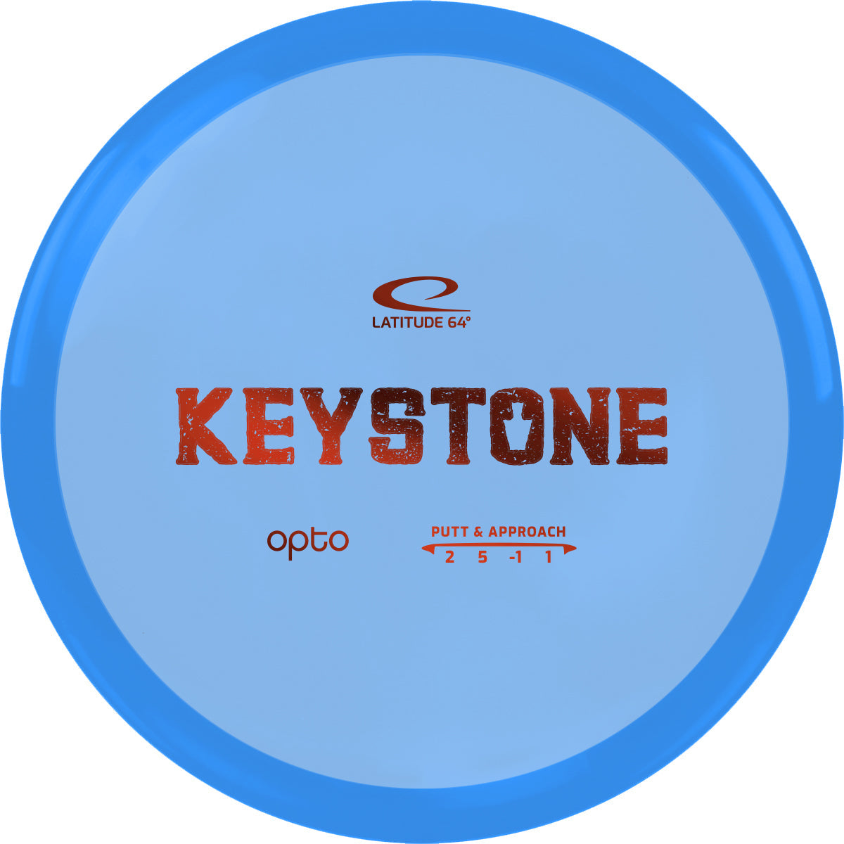 Keystone - (Latitude 64°) - Red - on Rising Sun Discs online store